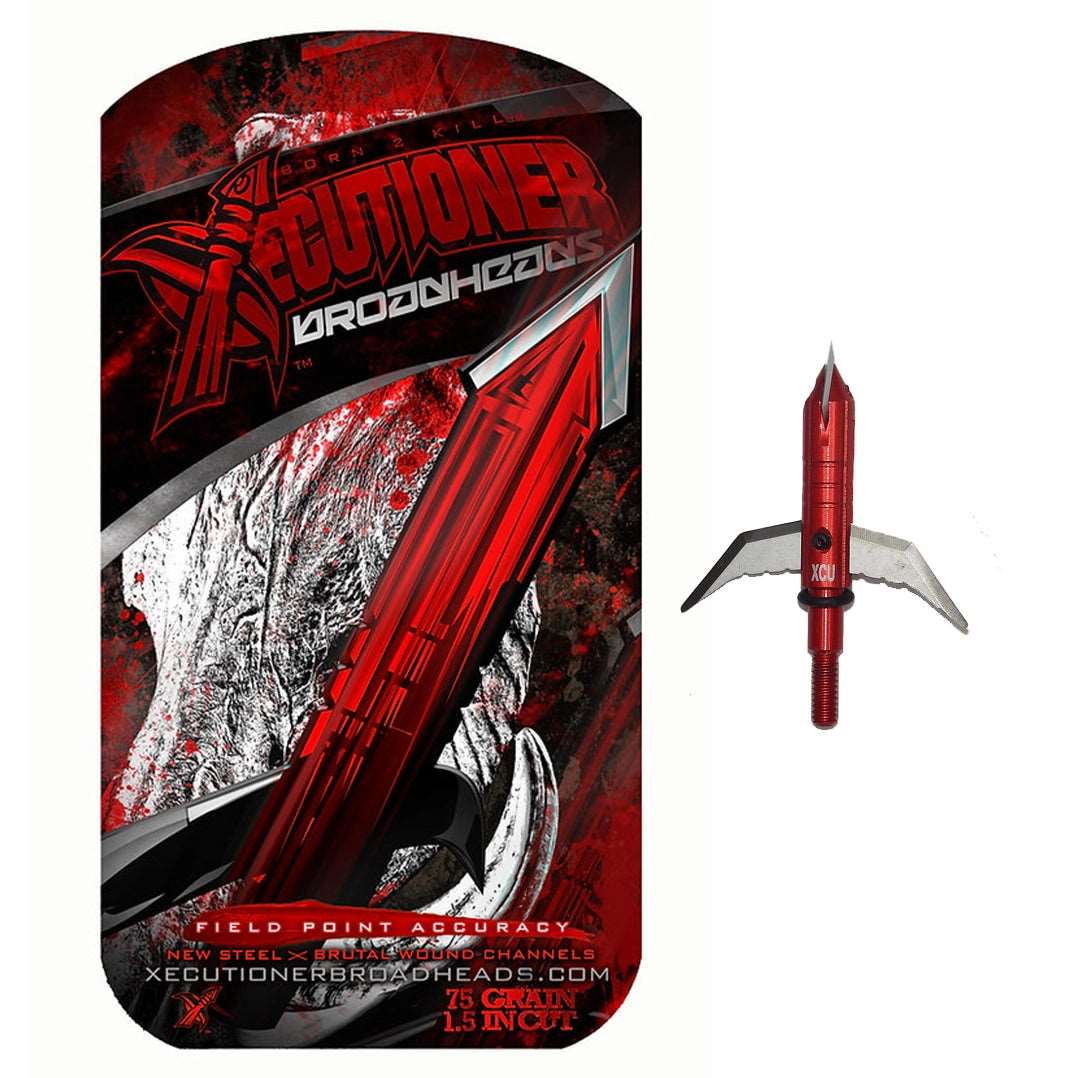 Xecutioner Expandable Broadhead Mechanical BIG RED 75Gr