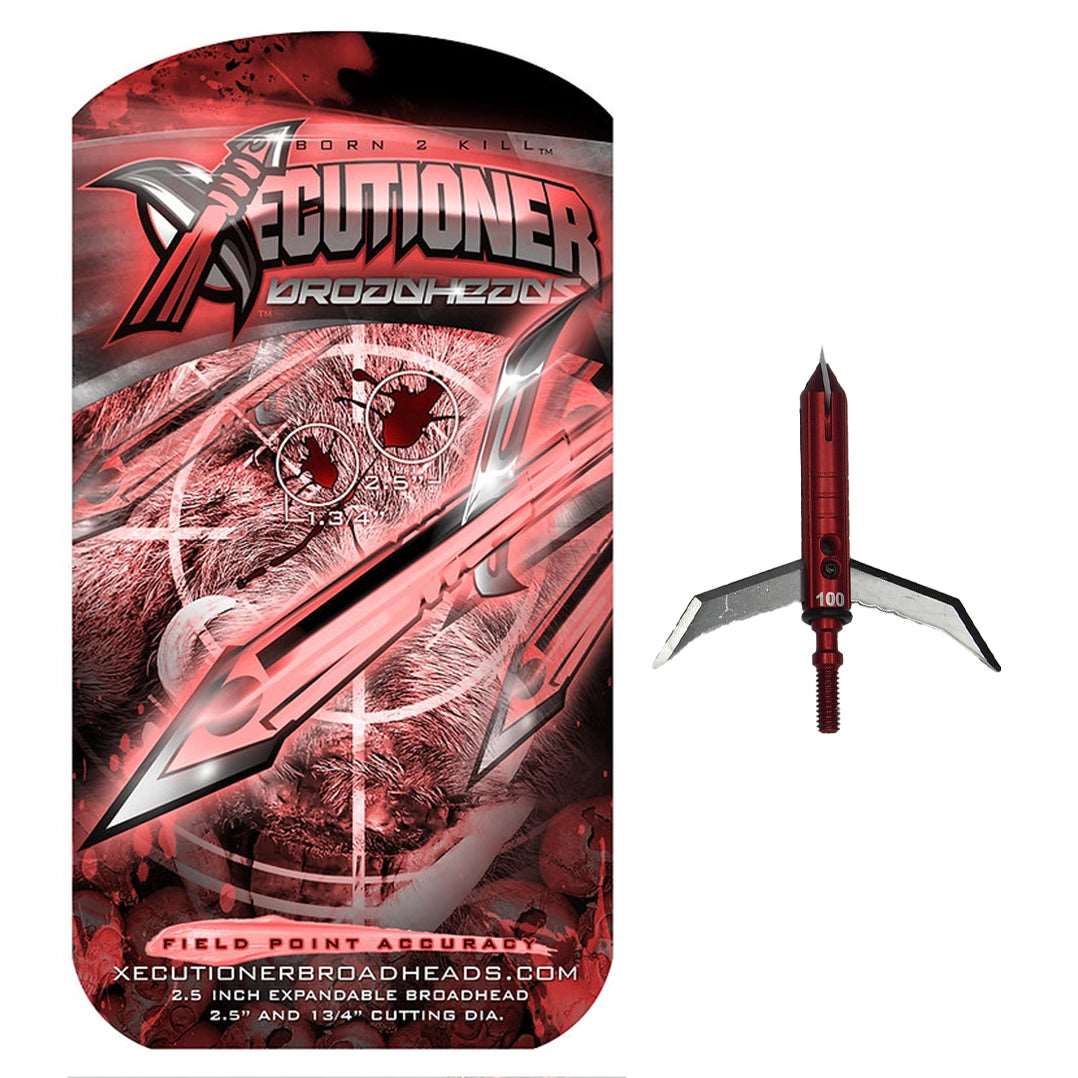 Xecutioner Expandable Broadhead in Red